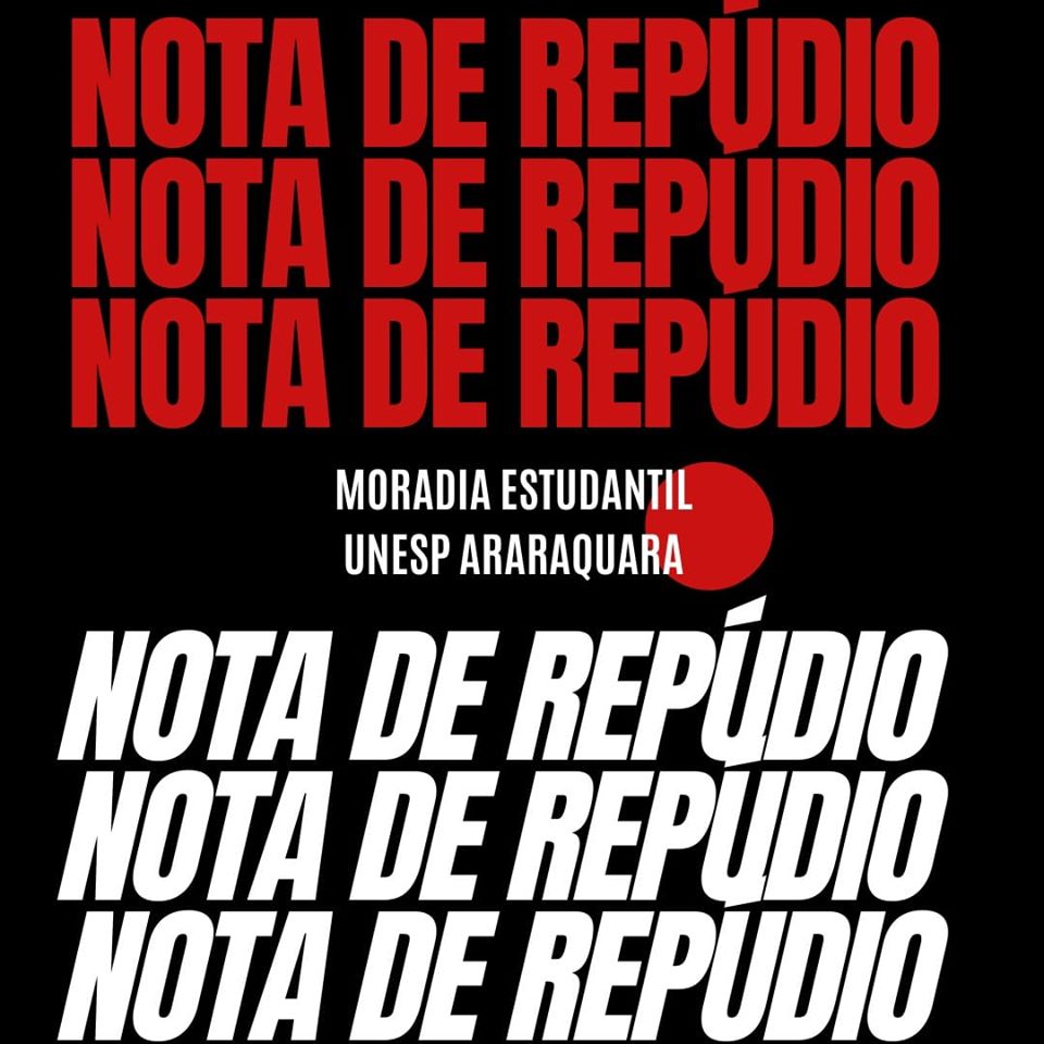 Nota em repúdio à difamação da moradia estudantil de Araraquara feita ...